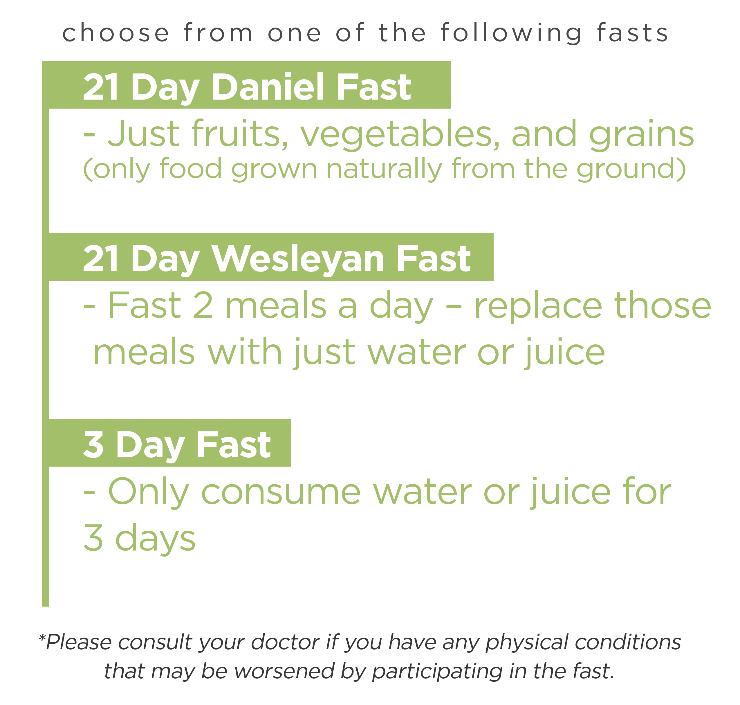 Church Wide Fast | Legacy Church®